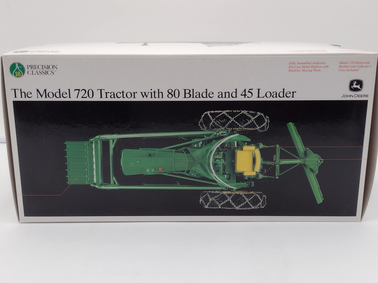 1/16 John Deere 720 Tractor with 80 Blade & 45 Loader - Madsen's Farm Toys