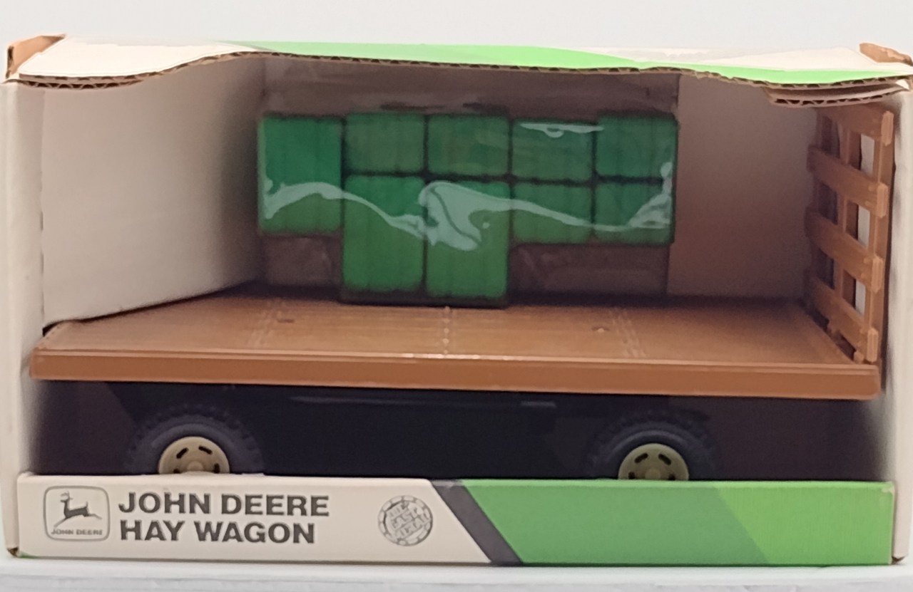1/16 John Deere Hay Wagon with Bales - Madsen's Farm Toys