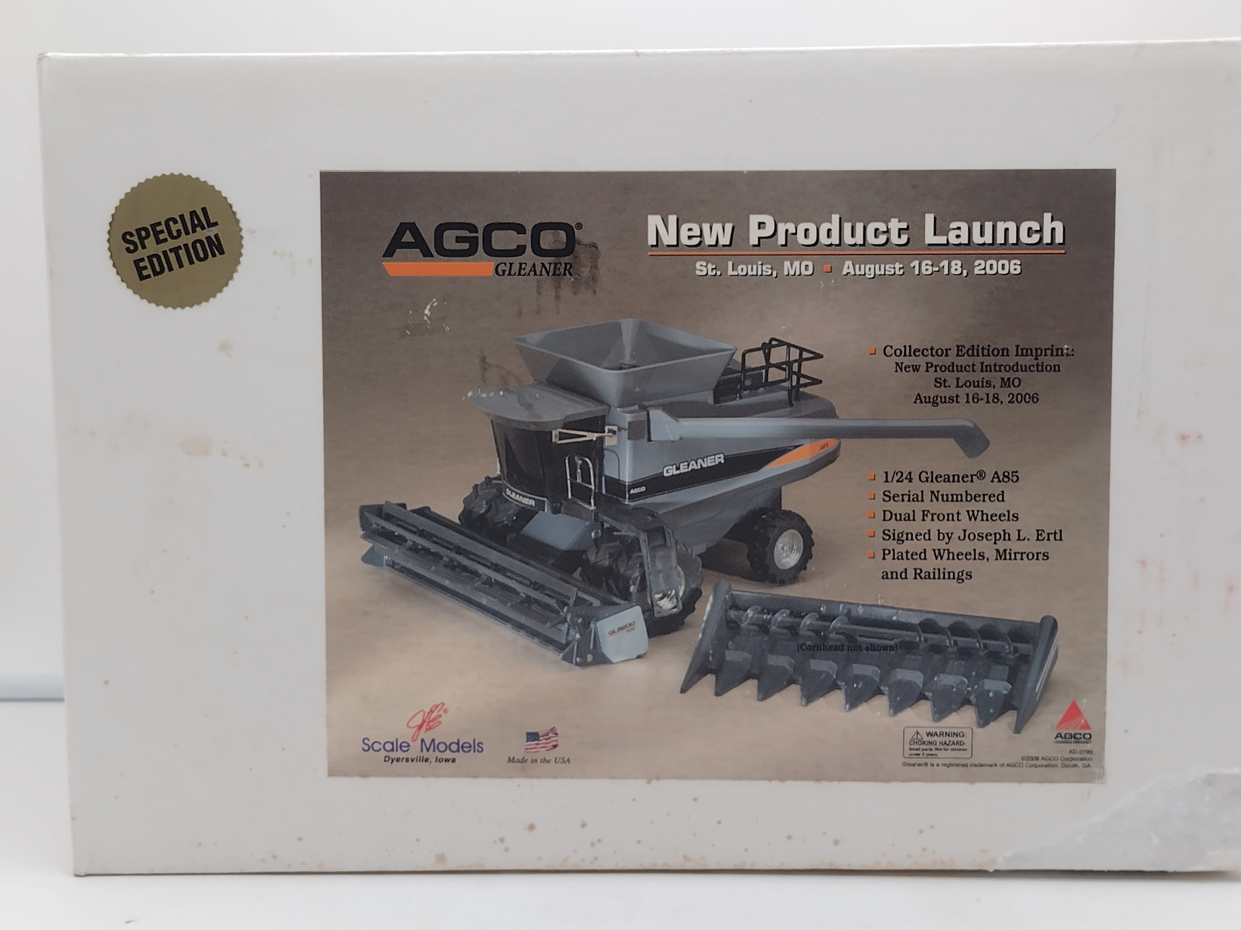 1/24 AGCO Gleaner A85 Combine, New Product Launch - Madsen's Farm Toys
