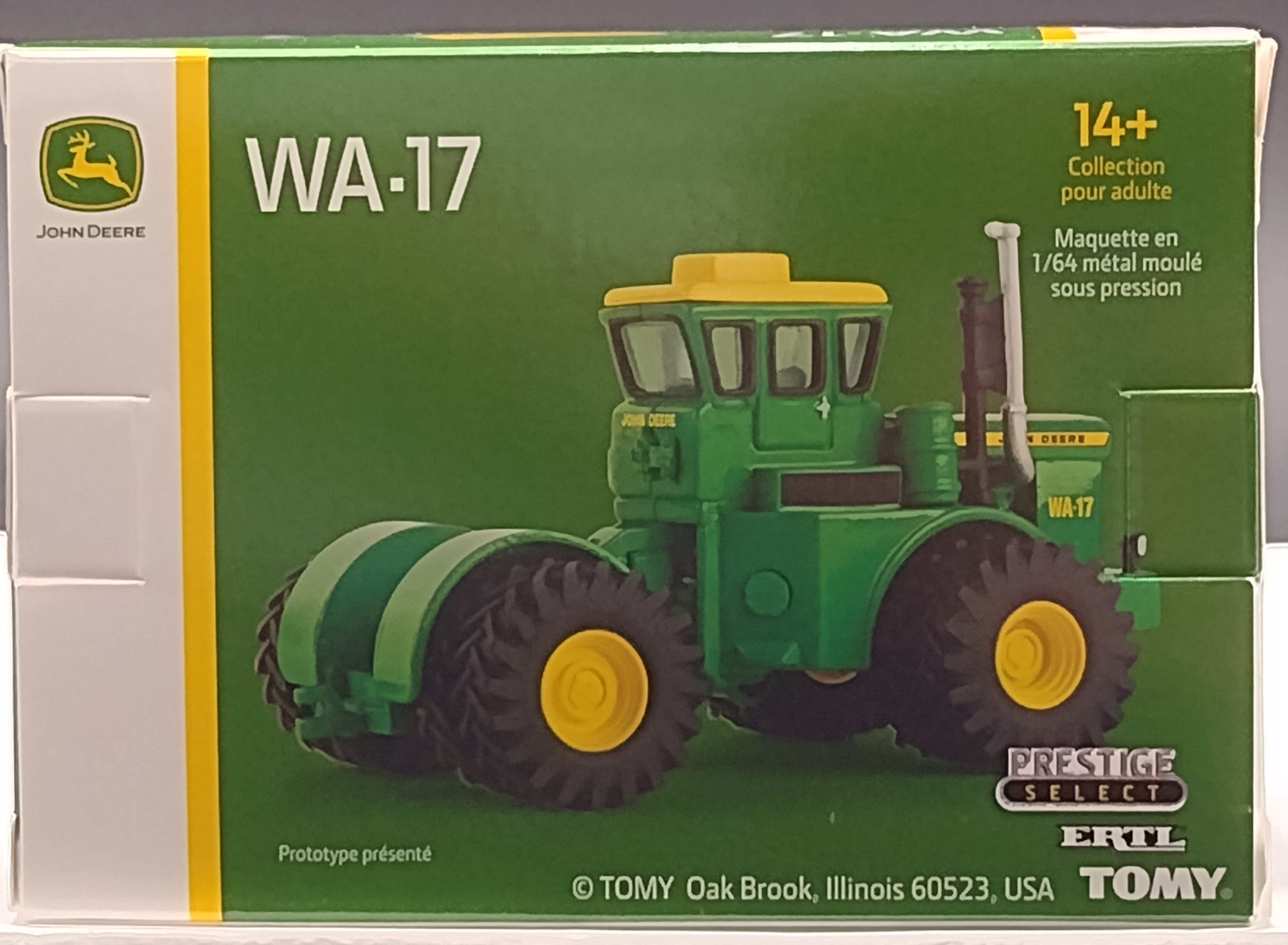 1/64 John Deere WA-17 Tractor, Precision Select - Madsen's Farm Toys